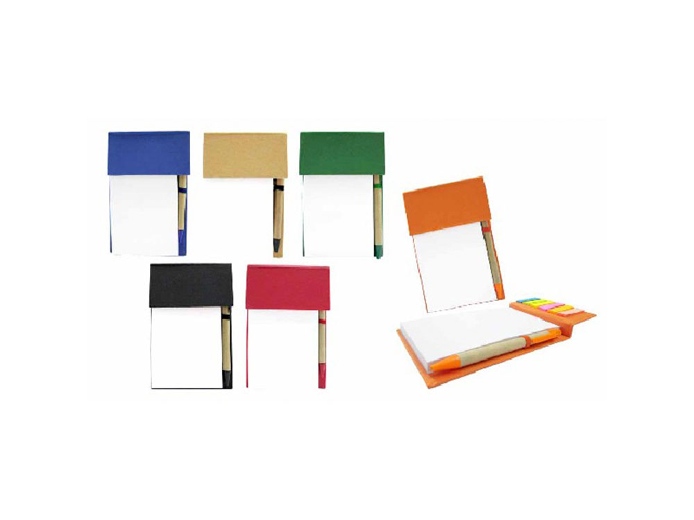 Libreta Ecológica con Post-It - MKT IDEAS